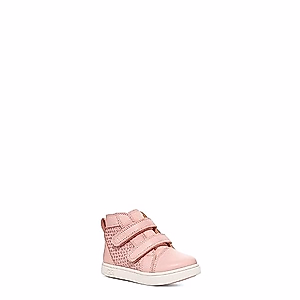 UGG Unisex-Child Rennon Ii Gel Hearts Sneaker, Pink, 2 Little Kid