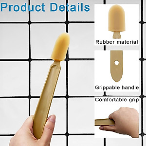8 PCS Rubber Caulking Spatulas Tool,Rubber Caulk Silicone Sealant Finishing Tool,Spreader Applicator Caulking Finishing Tool Rubber for Floors, Tiles, Walls, Bathrooms, Kitchens 4 Size