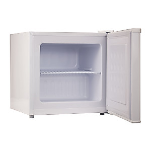 Commercial Cool CCUK12W 1.2 Cu. Ft. Upright Freezer with Adjustable Thermostat Control and R600a Refrigerant, White