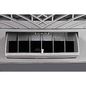 Hessaire MC37M Portable Evaporative Cooling Fan for Indoor/Outdoor High Temperature Low Humidity Environments, 3100 CFM, 950 sq. ft., 3-Speed Fan, 120V, 59 dB, Gray