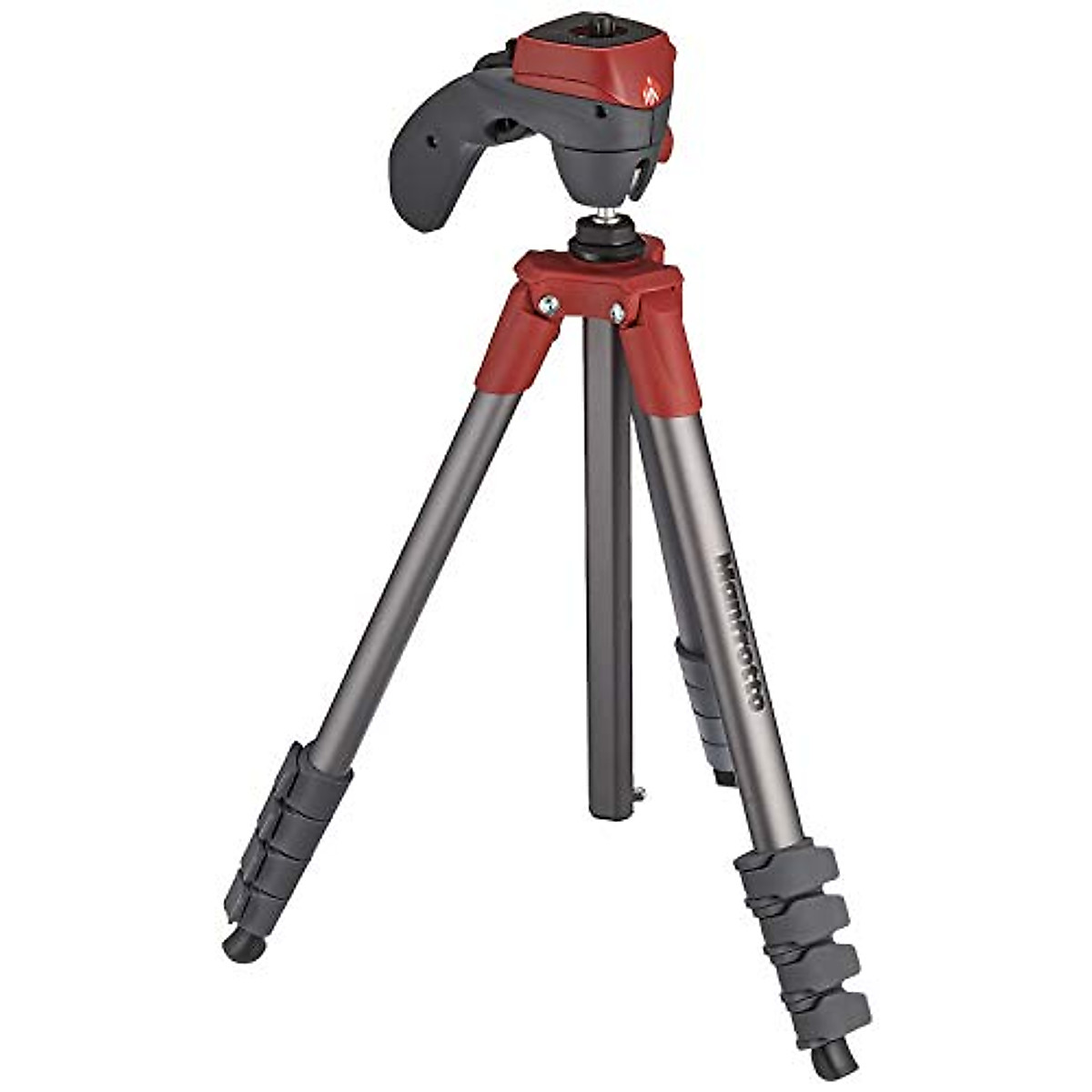 Manfrotto Compact Action Aluminium Tripod with Hybrid Head - Red