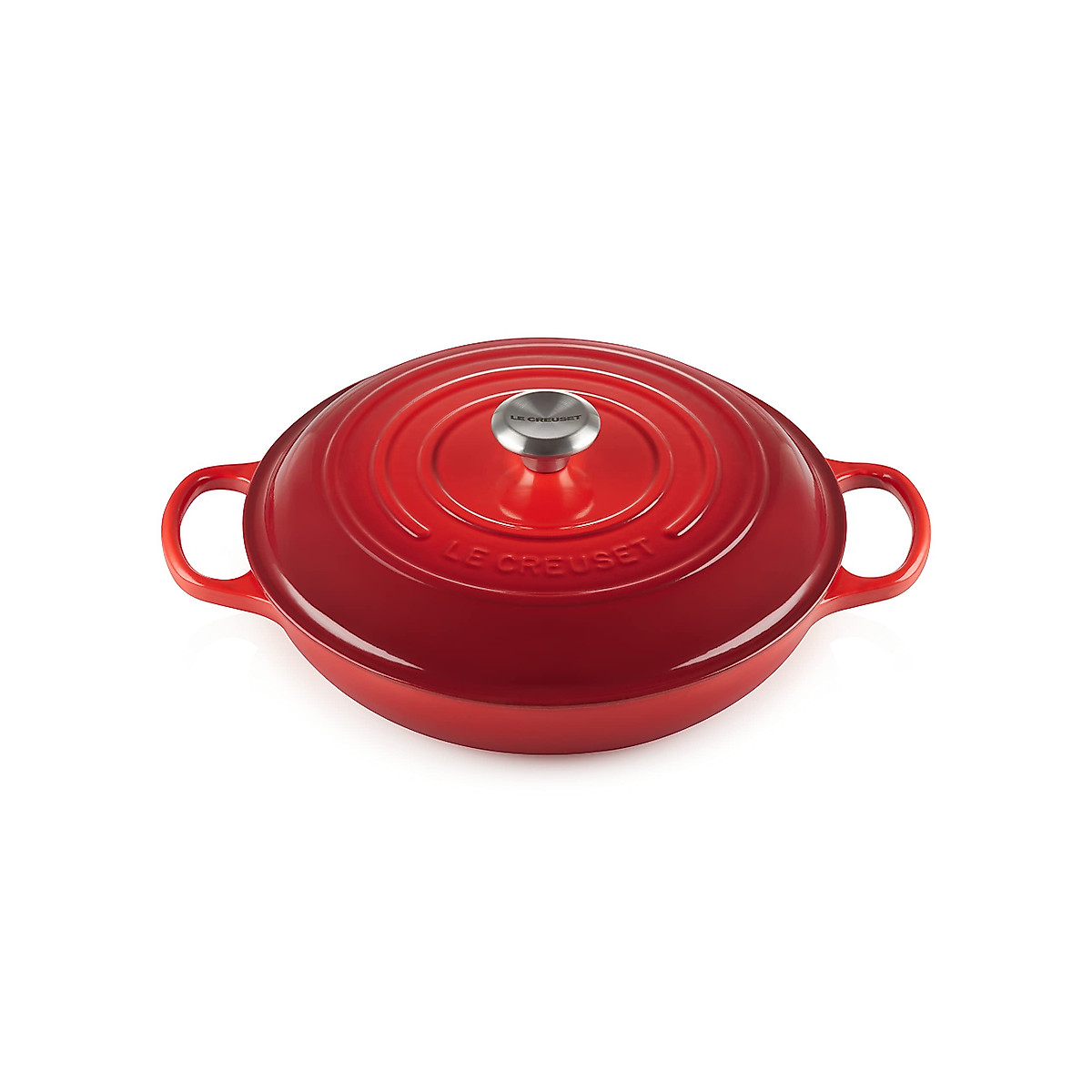 Le Creuset Signature Enameled Cast-Iron Cookware Set, 10-Piece, Cerise