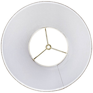 Fine Burlap Small Empire Shape 6" Top x 12" Bottom x 9" Slant (Spider) Replacement with Harp and Finial - Springcrest