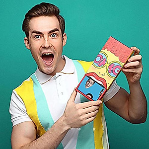 OMG SOCKS Custom Face Socks Multiple Faces, Your Photo Picture on Socks for Men Women Dad Father's Day Birthday Smoky Blue