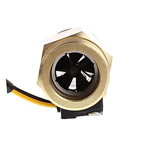 HAWILLOSCH 4 Water Flow Meter Hall Sensor Cfm Meter Hall Effect Meter Water Purifier Hall Effect Water Sensor Hall Effect Water Meter Hall Effect Sensor Water Meter Hall Flow Meter Golden