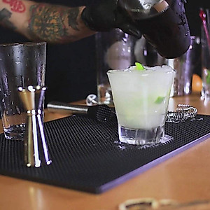 BARsics Bar Mat Kit Include 3X Rail Runners and 2X Cocktail Mats