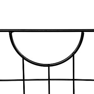 Spectrum Utility Wire Basket (Black) - Storage Bin & Décor for Bathroom, Closet, Pantry, Under Sink, Toy, Shelf, Kitchen, & Nursery Organization