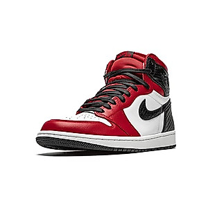 Nike Women's Air Jordan 1 High Retro Shoes, Gym Red/Whte-black, 9