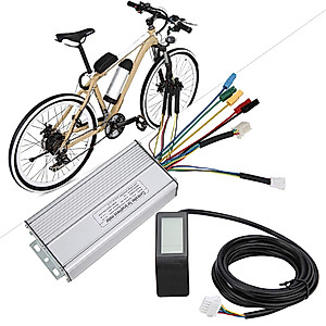 EVTSCAN E-Bike 36V/48V 30A Brushless Controller Electric Bike KT LCD4 Display Screen Kit Normal Connector