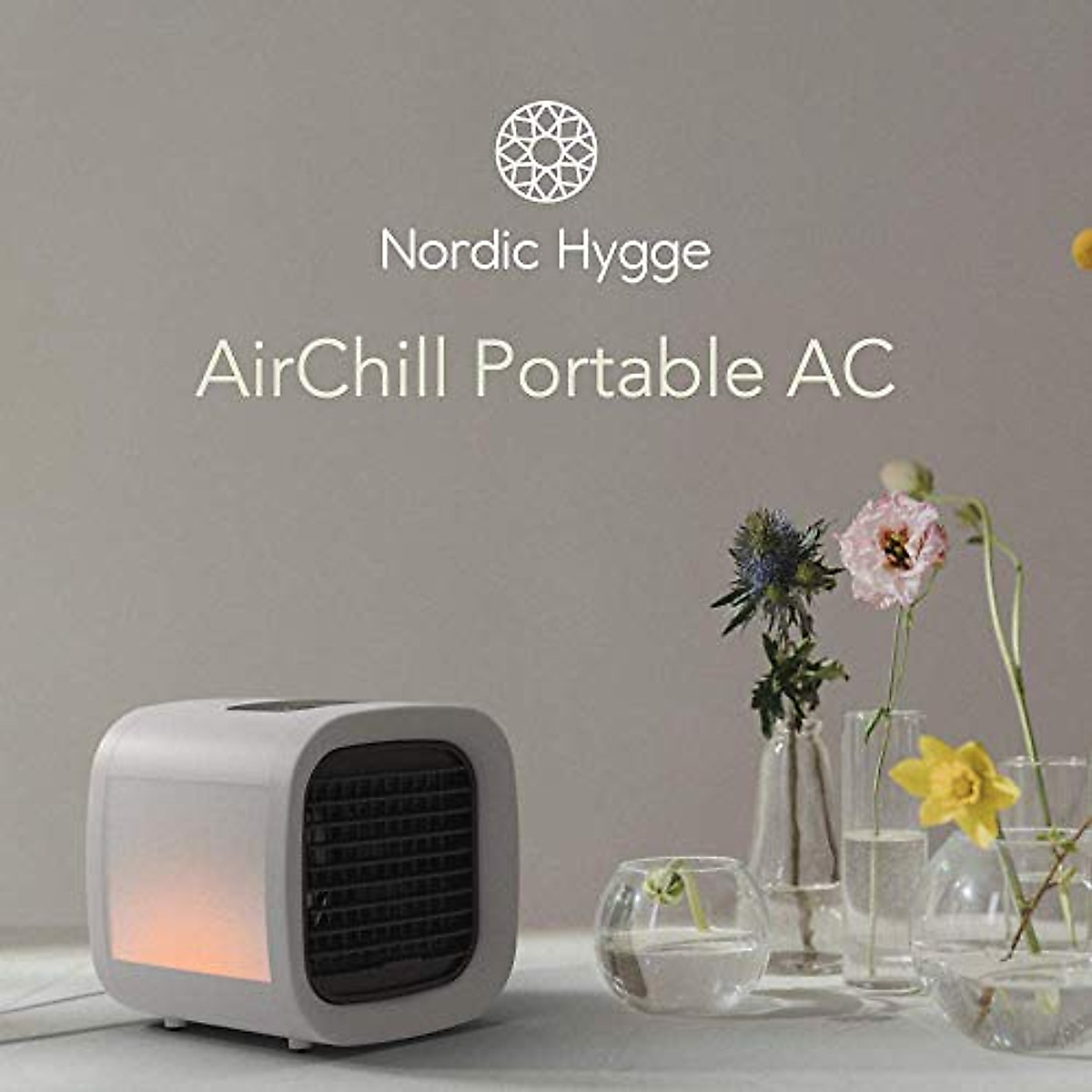 Nordic Hygge AirChill Cooler Evaporative Portable Personal Air Conditioner and Humidifier Fan (L)