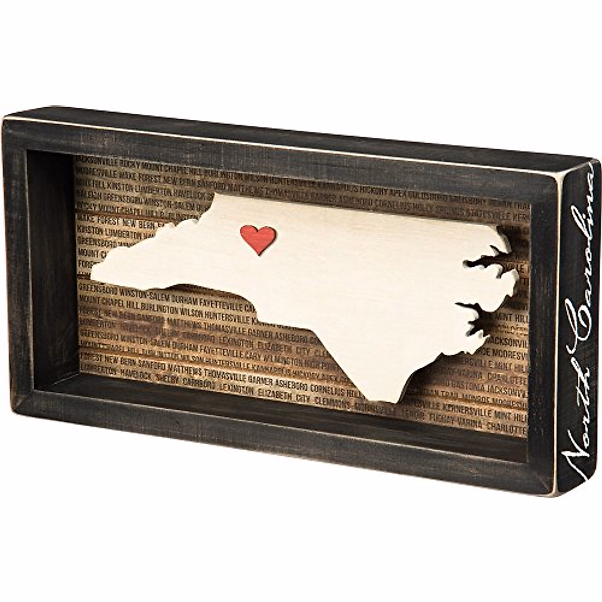Primitives by Kathy State Box Sign, North Carolina 12 x 6"