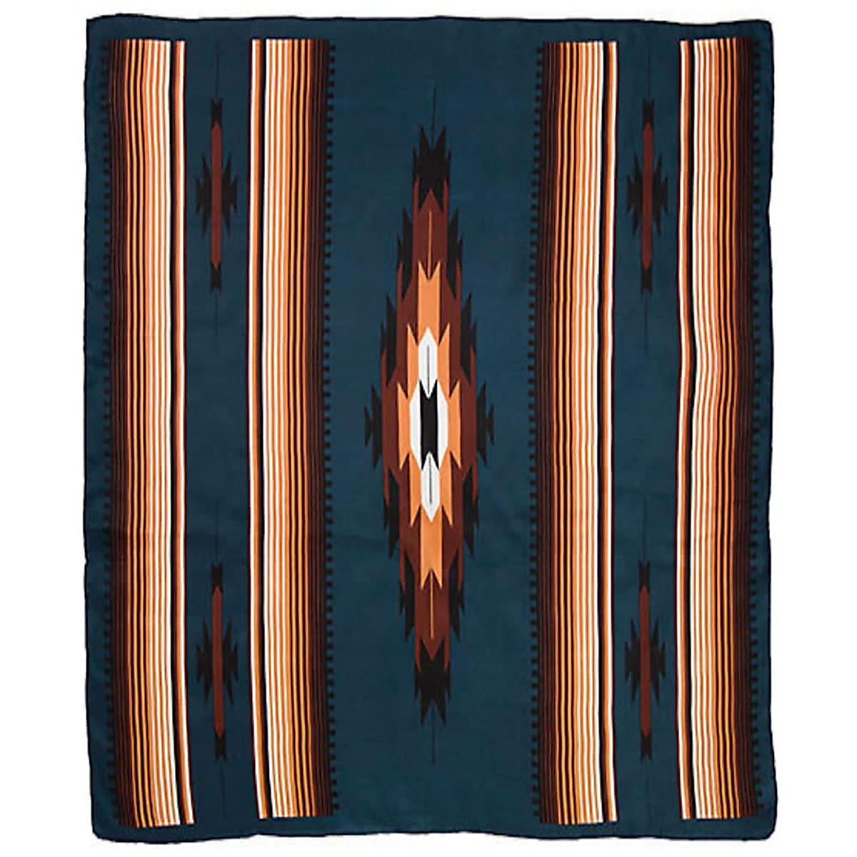 Wyoming Traders AZTEC Teal-Tan 34.5x34.5 Regular