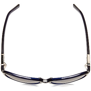 Kate Spade New York Annika/S Rectangular Sunglasses, Navy / Y7 Gray Gradient Lens, 56 mm