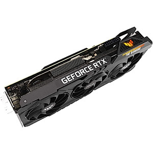 ASUS TUF Gaming NVIDIA GeForce RTX 3080 Graphics Card (PCIe 4.0, 10GB GDDR6X, HDMI 2.1, DisplayPort 1.4a, Dual Ball Fan Bearings, Military-Grade Certification, GPU Tweak II) (Renewed)