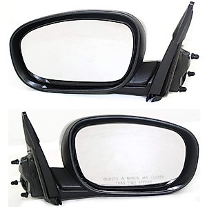 Kool-Vue Mirror Set of 2 Compatible with 2006-2010 Dodge Charger, Fits 2005-2010 Chrysler 300 Driver and Passenger Side Manual Folding, Heated, Paintable, Power Glass