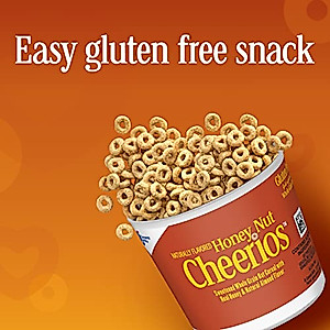 Big G Cereal Honey Nut Cheerios Gluten Free Cereal, 4PK CUP 7.2OZ