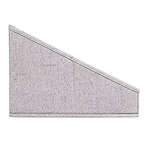 Internet's Best Open Cloth Storage Bin - Closet Shelf Storage Box - Organize Sheets Blankets Towels Sweaters Scarfs - Grey (1 Pack)