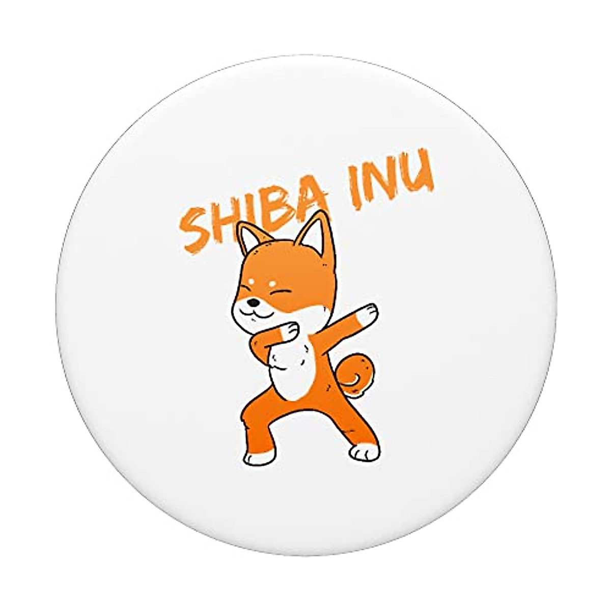 Funny Shiba Inu Uni Dog Dance Dabbed Smile Moves Dabbing PopSockets Swappable PopGrip