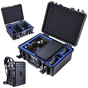 KANG YU Hard Shell Travel Carrying Case bag Compatible with Xbox Series X Games Accessories with Removable ergonomic strap Anti-fall shockproof Waterproof backpack