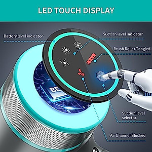 Belife Cordless Vacuum Cleaner, 2 Battery Stick Vacuum with Max 80mins Runtime,