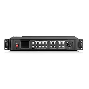 Kystar Full-Color HD LED Multi-Window Video Processor, 2560×1536@60Hz Matrix 1x2 Video Wall Controller- U2