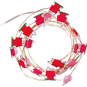 Silver Buffalo Peanuts Snoopy 20ct Decorative String Lights, 7 Feet Long, Warm White LED