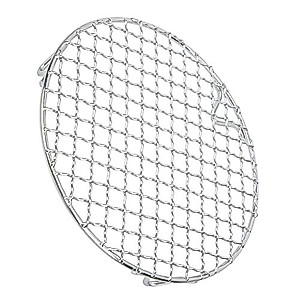 Vifemify Multi-Purpose Stainless Steel Grill Net BBQ Steamer Rack Fryer Accessories Healthy and Non Toxic Easy to Use Easy to Clean