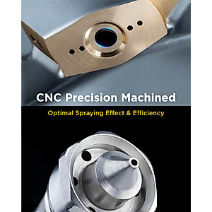 InoKraft Nozzle Set, 2.0mm Needle, Fluid Nozzle and Air Cap Set for Drizzle D1 LVLP Spray Gun, Precise, Durable