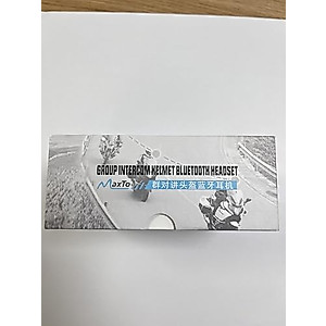 MAXTO Motorcycle Bluetooth Headset M2C 1000M 6 Riders Group Helmet Communication System with LCD Screen Universal Motorbike Intercom Waterproof Casco de Motor Intercomunicador FM/GPS/Siri(1 Pack)