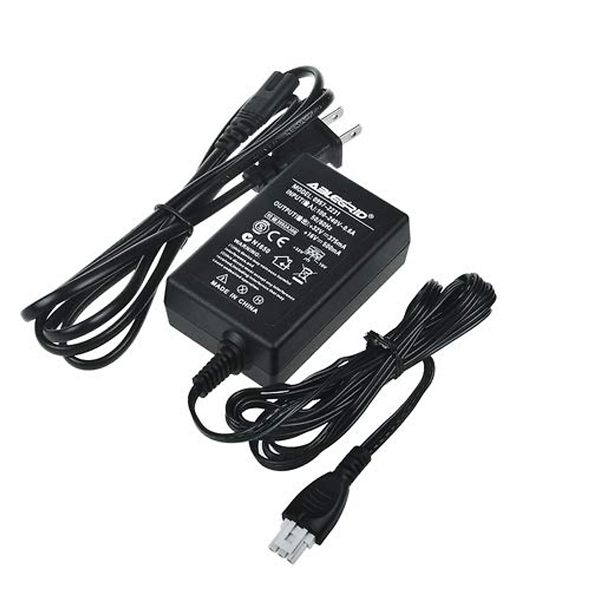 ABLEGRID AC Adapter Power Cord for HP DeskJet D1445 D1460 D2430 D2445 D2460 D4260 Printer