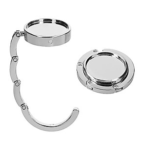 kwmobile Purse Hanger for Table (Set of 2) - Purse Hook for Table - Folding Handbag Hanger - Portable Table Bag Holder