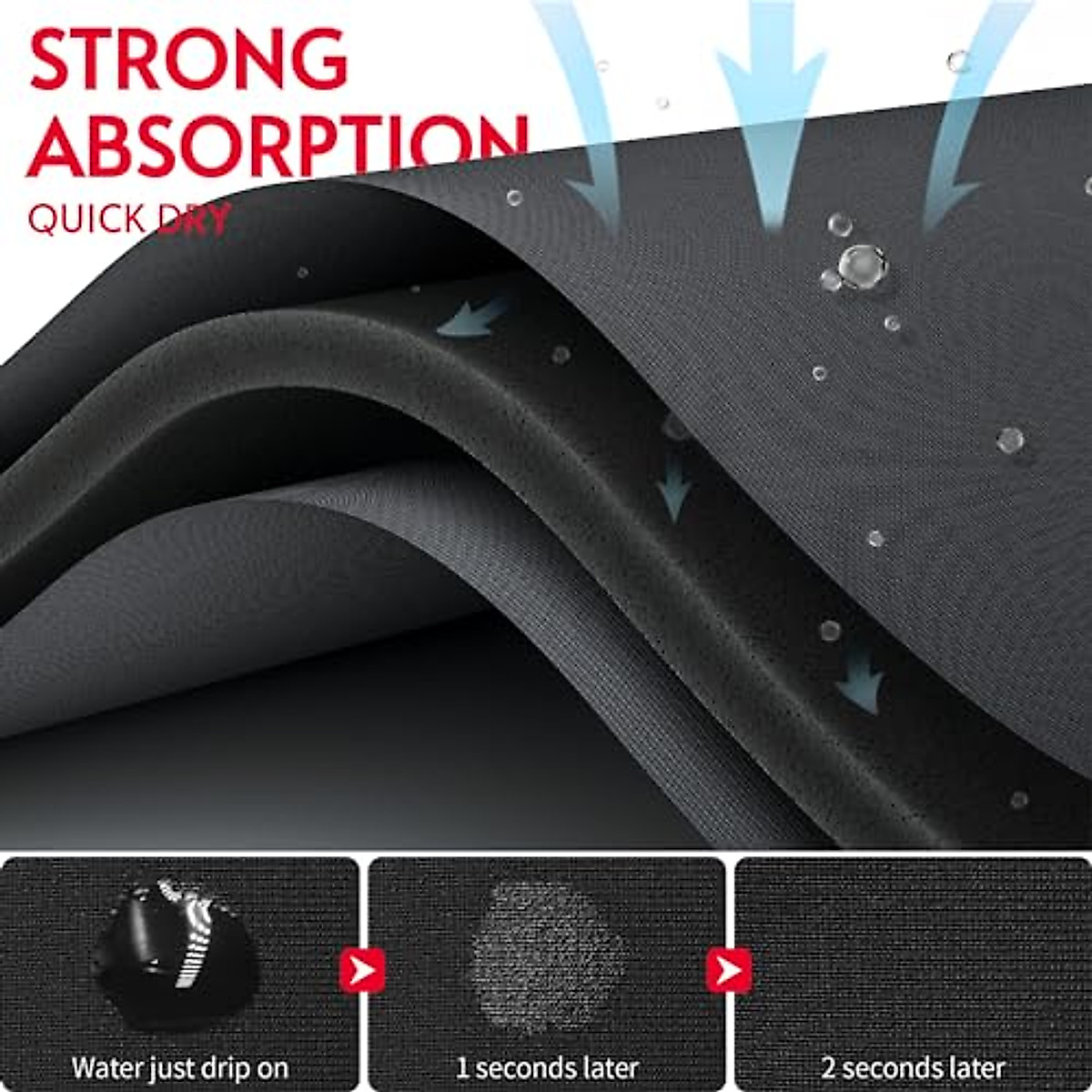 Handle Cover for Rowing Machine(NO Sliding), Compatible with Peloton Rower and Concept 2, Fits for Most Rowing Machine, Red Rowing Gloves Comfort, Rowing Grip, Row Without Pain, Strong Absorbent