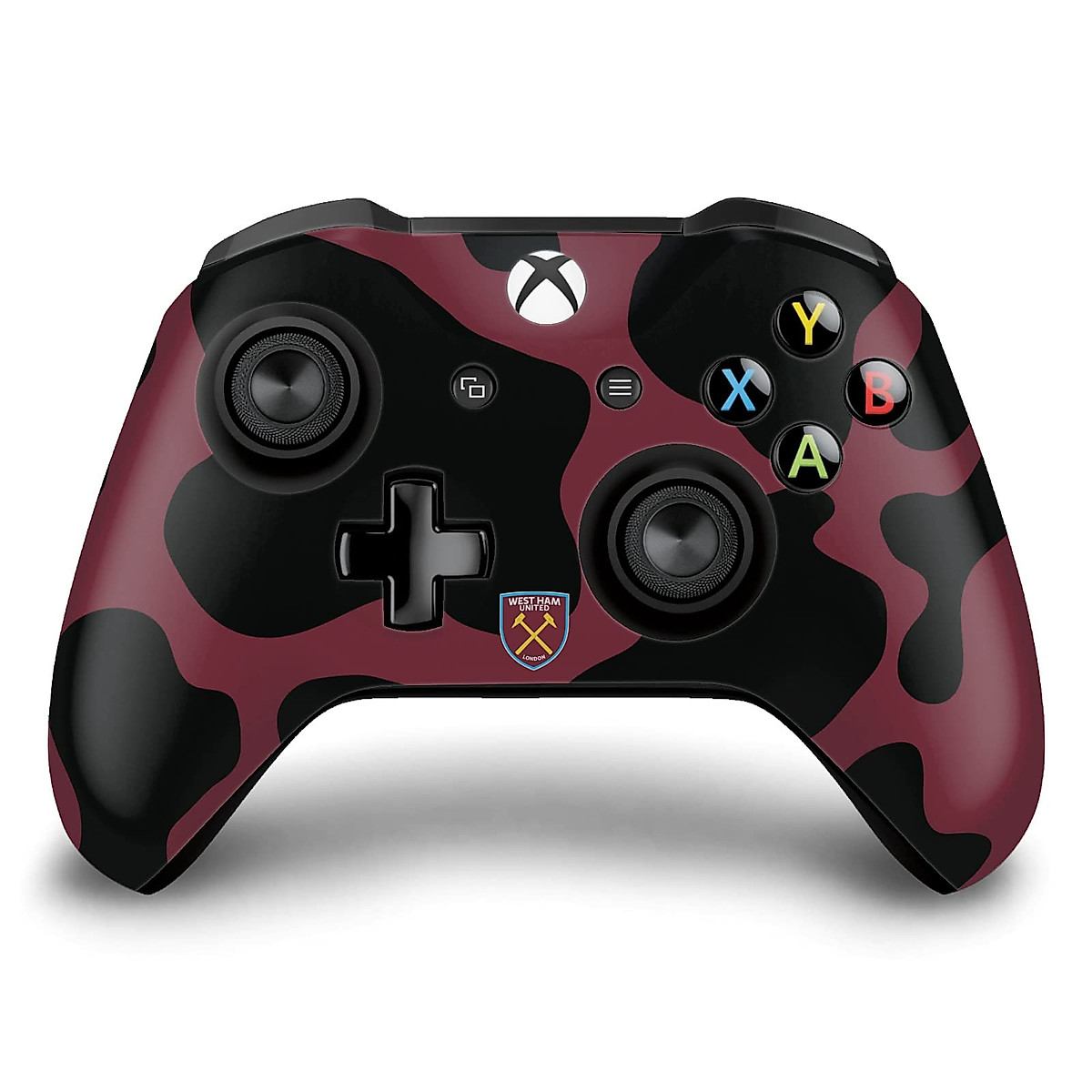 Head Case Designs Officially Licensed West Ham United FC Cow Print Art Vinyl Sticker Gaming Skin Decal Cover Compatible with Xbox One X Console and Controller Bundle