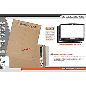 Decalrus - Protective Decal for 2019 Alienware Area-51m AWAR51M (17.3" Screen) Laptop White Carbon Fiber Skin case Cover wrap CFalienwareArea51m_17White