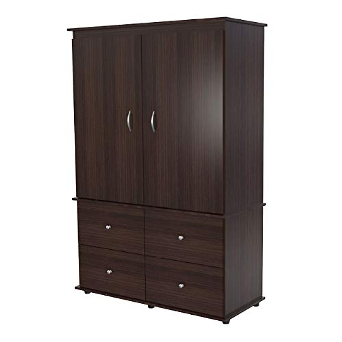 Inval America Wood Armoire Audio/Video Combo, Espresso-wengue