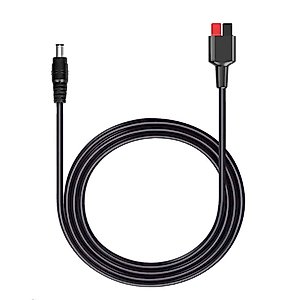 Flashfish DC5521(5.5mm x 2.1mm) to Anderson Connector Adapter Cable, 8AWG Male Power Plug Cable, Connect Portable Generator Backup Battery and Foldable Solar Panel
