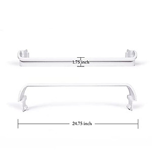 White ，240534701 Door Bar Rack Compatible with Frigidaire or Kenmore Refrigerator，PS734936, AP3214631, 948952