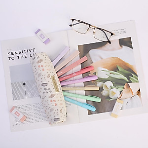 Mr. Pen- Cute Pencil Case Pouch, Boho Design, Multipurpose Canvas Bible Pencil Pouch