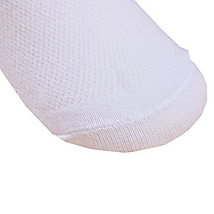 Xiyadun 5 Pairs Toddler Baby & Child Girls Ruffle Lace Ankle Cotton Dress Socks (M for 3-6 Years, Eyelet White)