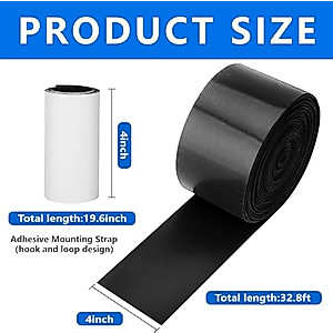 32.8 Feet Under Sofa Toy Blocker,Adjustable Gap Bumper,Sectional Connectors for Sliding Sofas,Bumper Guard for Avoid Things Sliding Under Couch & Furniture(Include 19.6" Adhesive Mounting Strap)