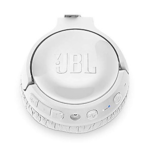 JBL TUNE 600BTNC - Noise Cancelling On-Ear Wireless Bluetooth Headphone - White (Renewed)