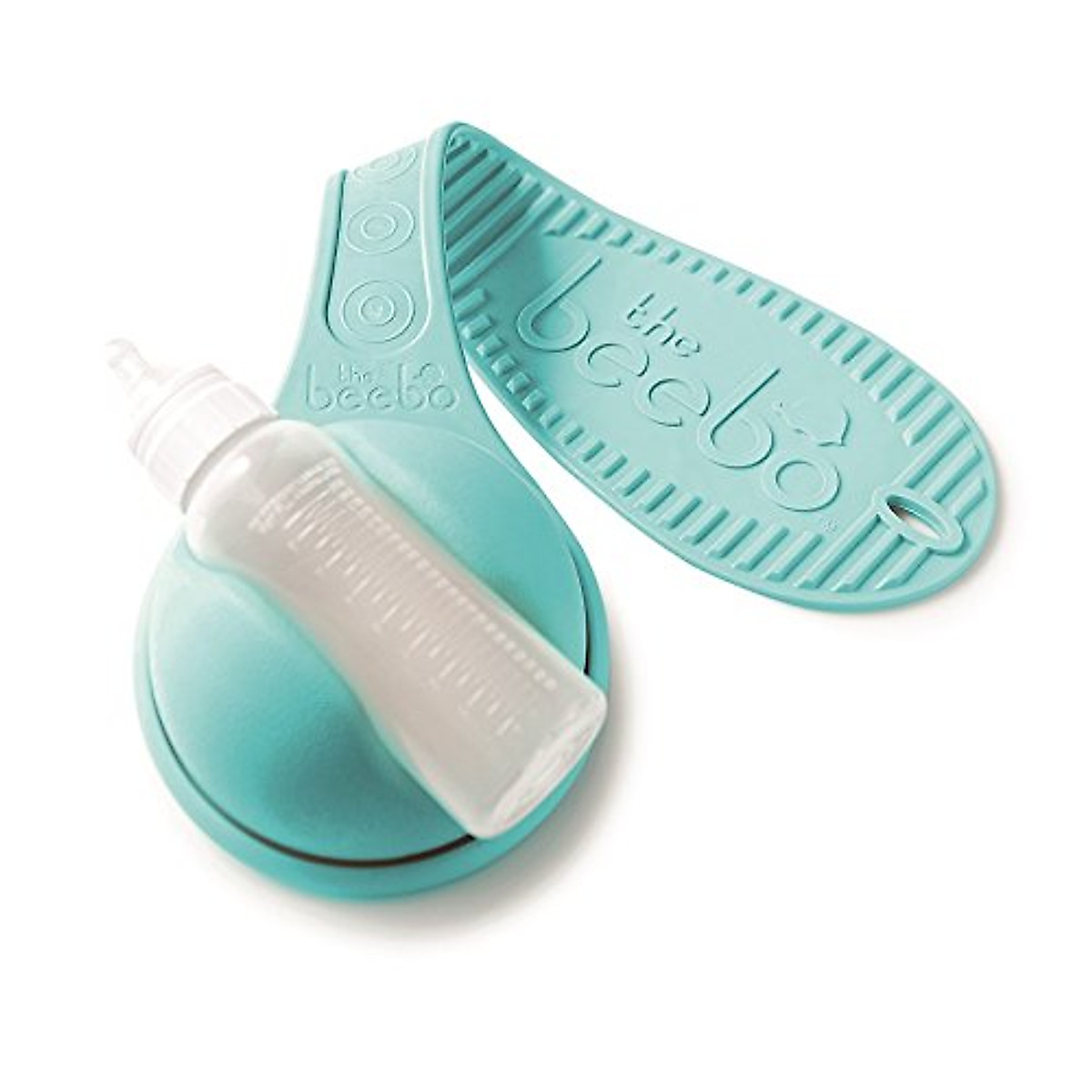 The Beebo Hands Free Baby Bottle Holder, Upgraded – New and Improved, Teal – Suitable for Most Bottle Sizes, Enhance Feeding Time for Parents and Caregivers| Anti Slip