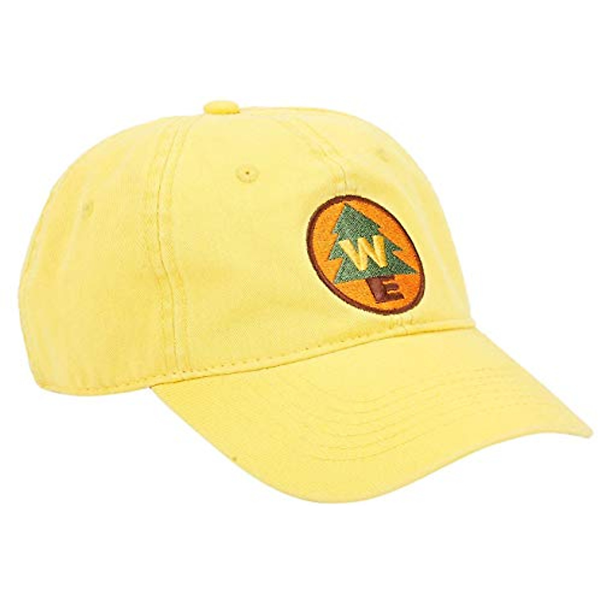 Concept One Disney Pixar Up Wilderness Explorer Cotton Adjustable Baseball Hat with Curved Brim, Yellow, One Size