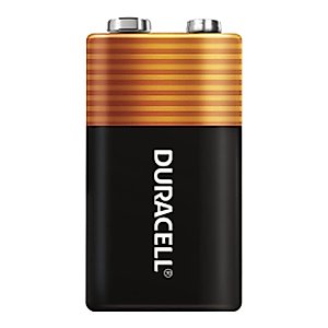 Duracell PGD MN1604B2Z Coppertop Retail Battery, Alkaline, 9V Size (Pack of 2)