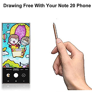 2 Pack Gold Note 20 Ultra Replacement Stylus Pen Touch S Pen (with Type-C Covertor) for Samsung Galaxy Note 20/ Note 20 Ultra All Carriers