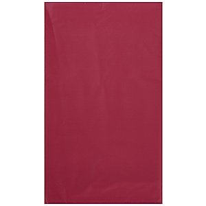 Crown Burgundy Plastic Table Cover 54" x 108"