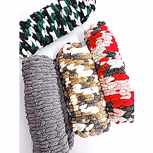 DDL&HEXI 3 Skeins of Loop Yarn Finger Knitting Yarn (112)