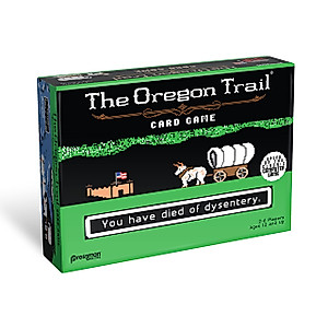 Pressman The Oregon Trail Card Game - Cooperative Gameplay Based on The Classic Computer Game, Ages 12 and Up, 2-6 Players