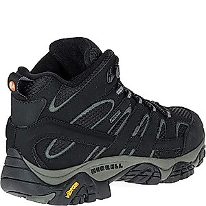Merrell Femme Moab 2 MID GTX High Rise Hiking Shoes, Black, 8.5