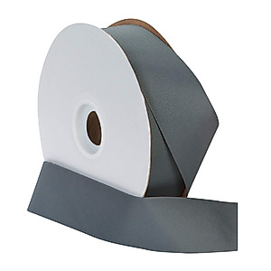 Berwick Offray 1.5" Grosgrain Ribbon, Pewter Gray, 50 Yards
